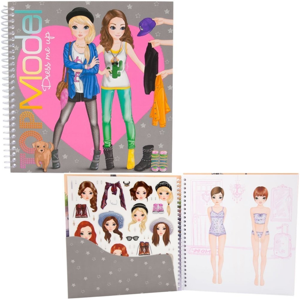 TOPModel Dress Me Up Sticker Book Video Tutorial | atelier-yuwa.ciao.jp