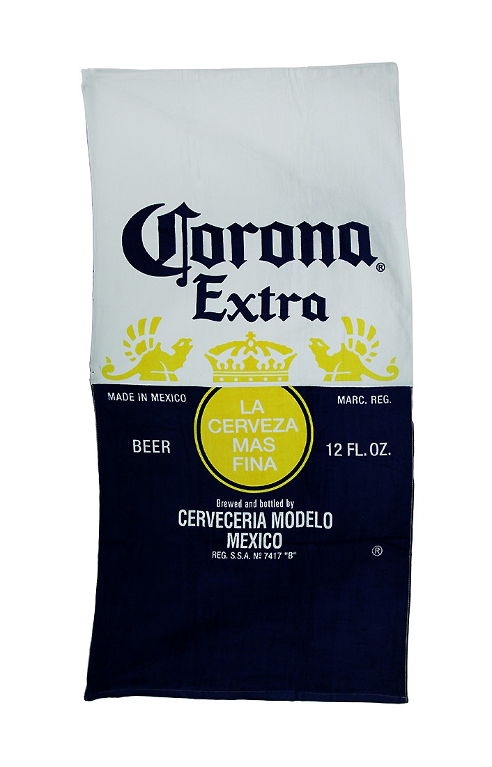 日本産 Corona Extra Beer Label Beach Towel www.renovationcrews.com